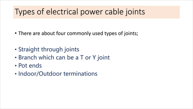 Eiae unit 4 jointing of cables1 | PDF | Technology & Computing