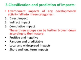 EIA and Its features, Various Methodology | PPTX