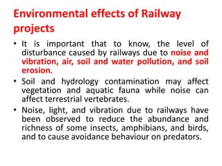 Eia for railway project | PPTX