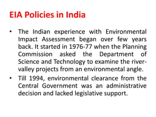 Eia for railway project | PPTX