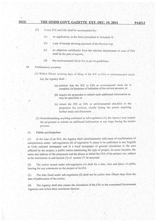 EIA IEE Regulations 2014. Environmental pdf | PDF