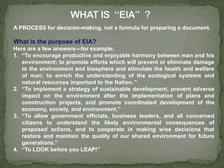 EIA Introduction | PPT