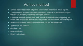 Eia methodogies | PPTX