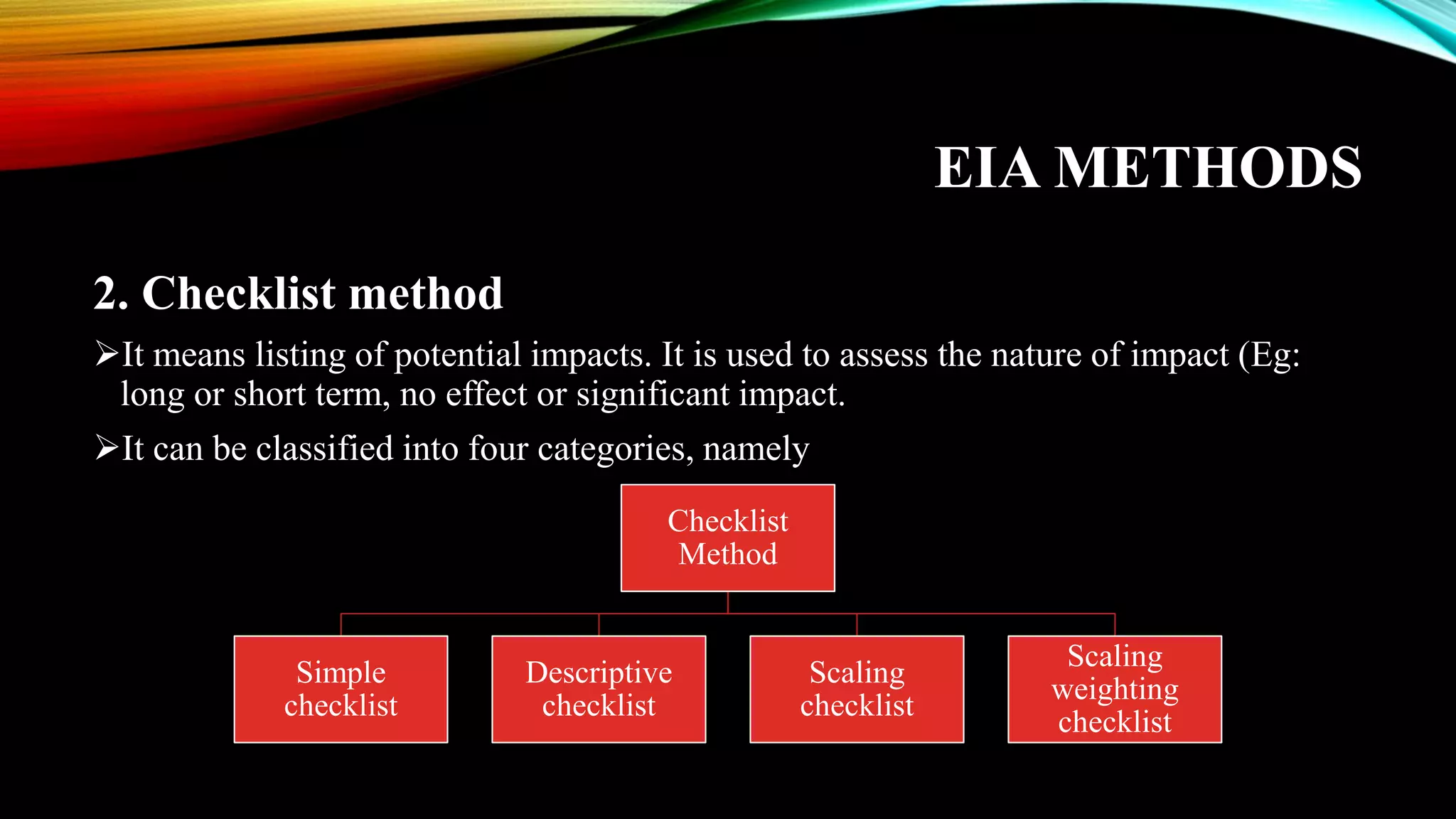 EIA Methodologies | PDF