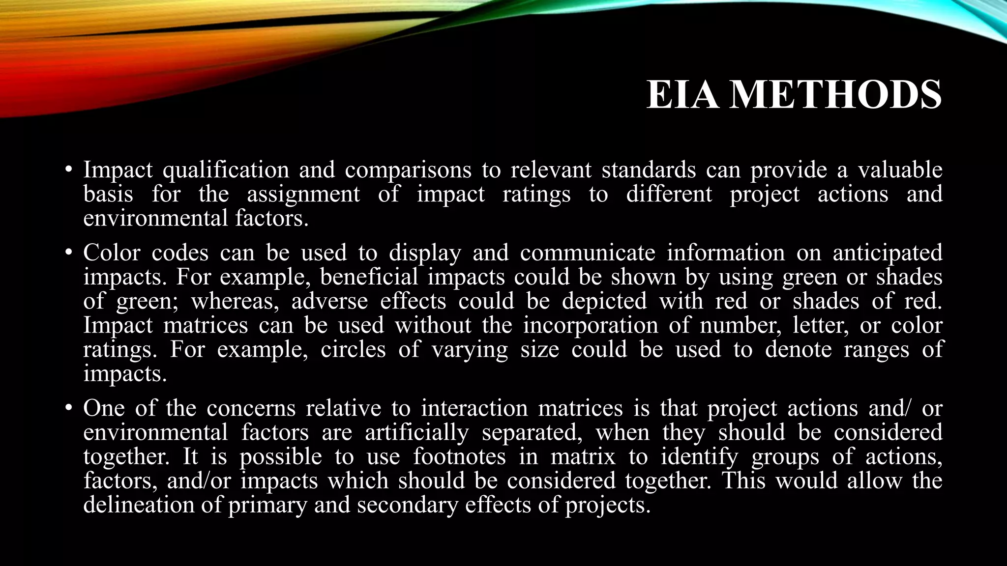 EIA Methodologies | PDF