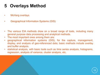 Eia methods for transportation project | PPTX