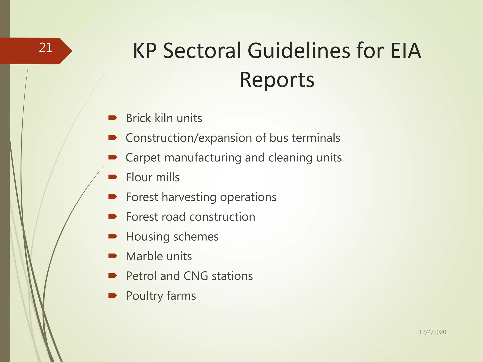 EIA of Development Projects | PPTX