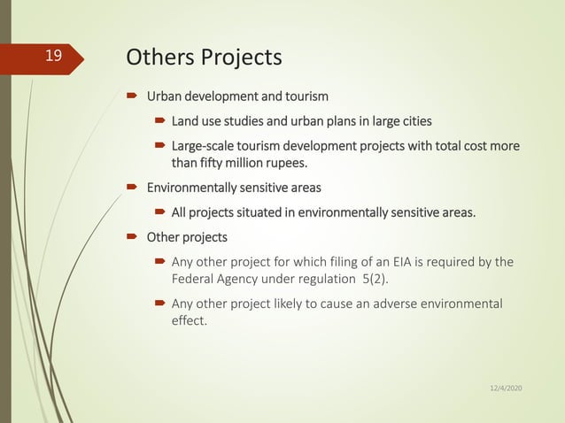 EIA of Development Projects | PPTX