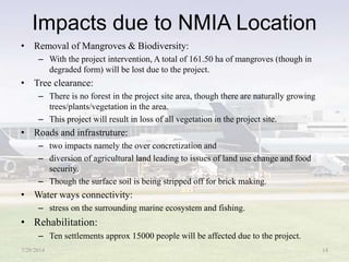 Eia of Navi Mumbai International Airport (NMIA) | PPTX