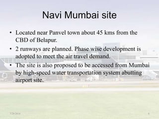 Eia of Navi Mumbai International Airport (NMIA) | PPTX