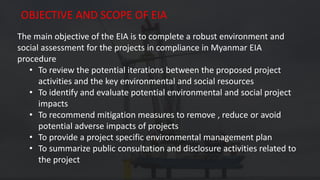 EIA of offshore drilling and dredging | PPT