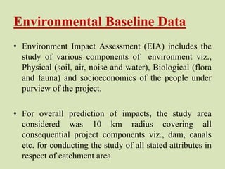 EIA of Sri Balaji Reservoir, Andhra Pradesh.ppt