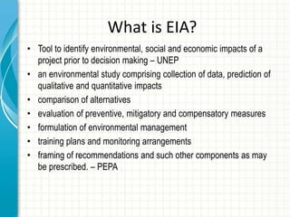 EIA Pakistan.pptx | Environment | Science