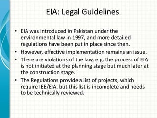 EIA Pakistan.pptx | Environment | Science