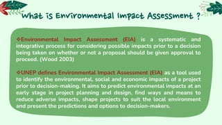 Environmental Impact Assessment (EIA) | PPTX