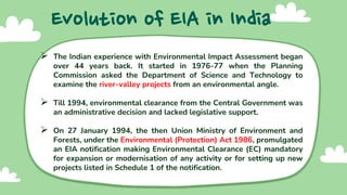 Environmental Impact Assessment (EIA) | PPTX
