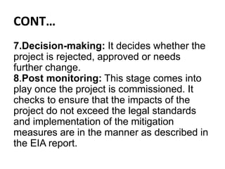 ENVIRONMENTAL IMPACT ASSESSMENT (EIA) | PPT