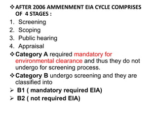 ENVIRONMENTAL IMPACT ASSESSMENT (EIA) | PPT