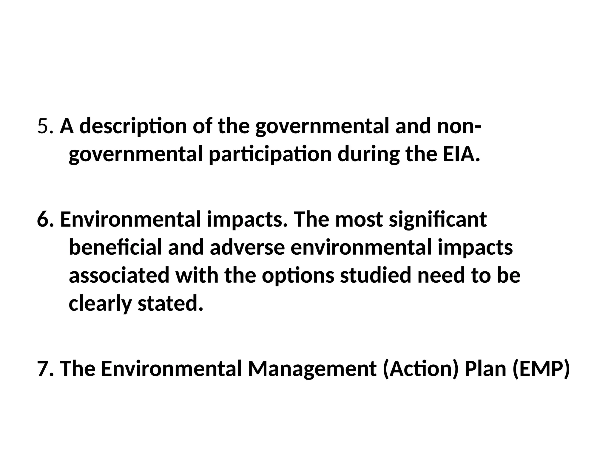 environmental impact assessment report report | PPT