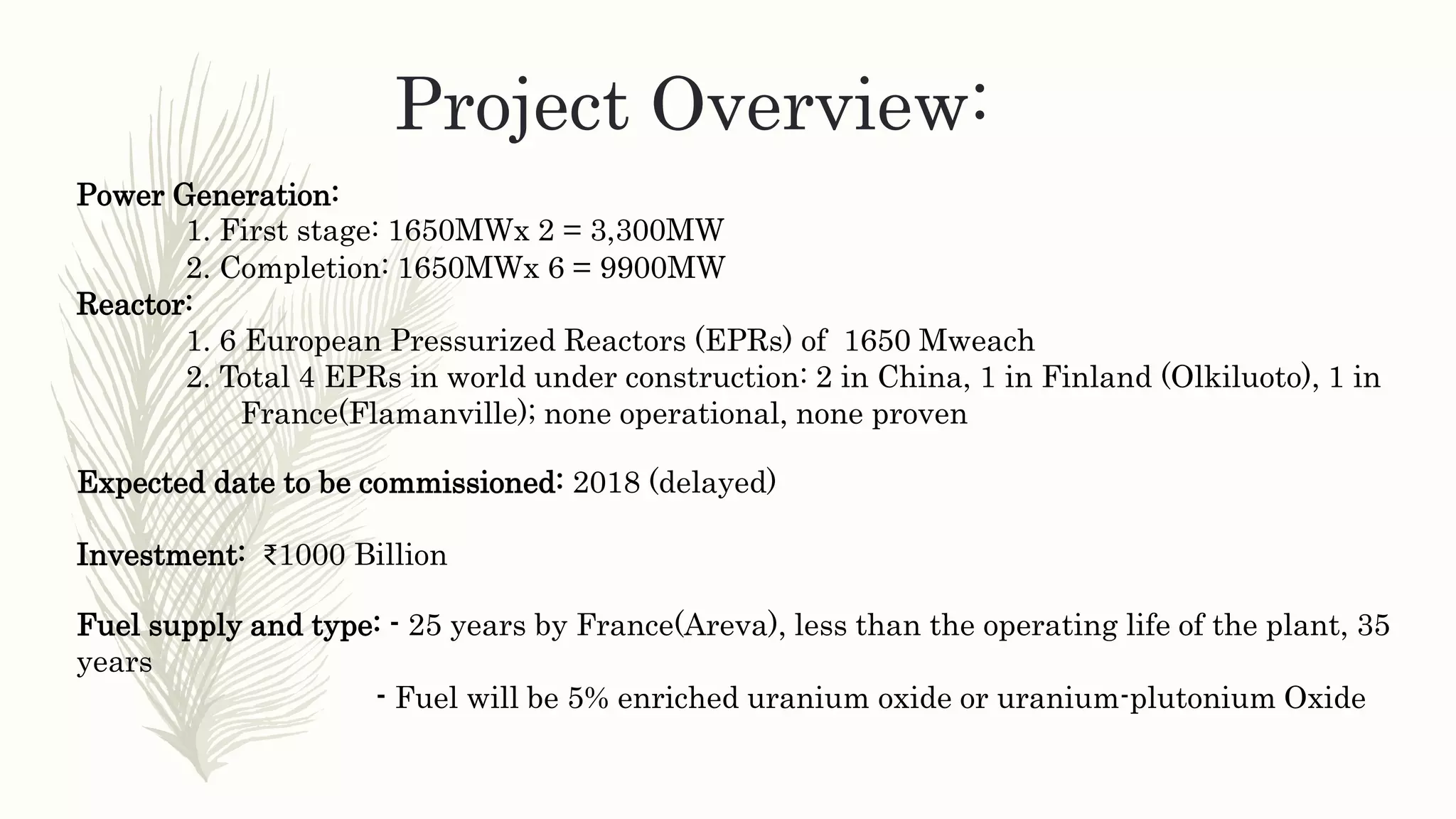 EIA report on jaitapur nuclear power plant | PPTX