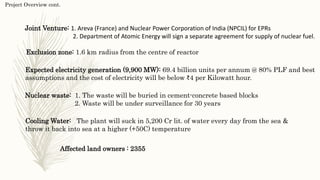 EIA report on jaitapur nuclear power plant | PPTX