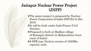 EIA report on jaitapur nuclear power plant | PPTX