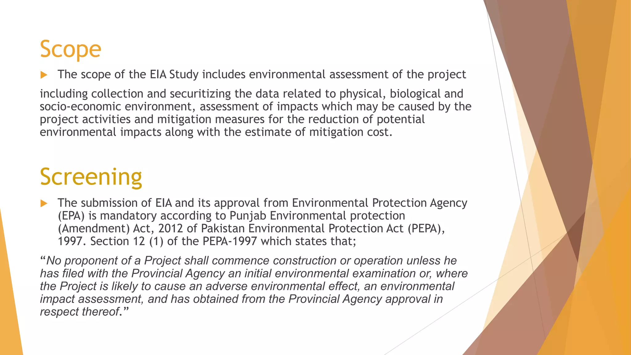 EIA Report of Orange Line Train | PPTX