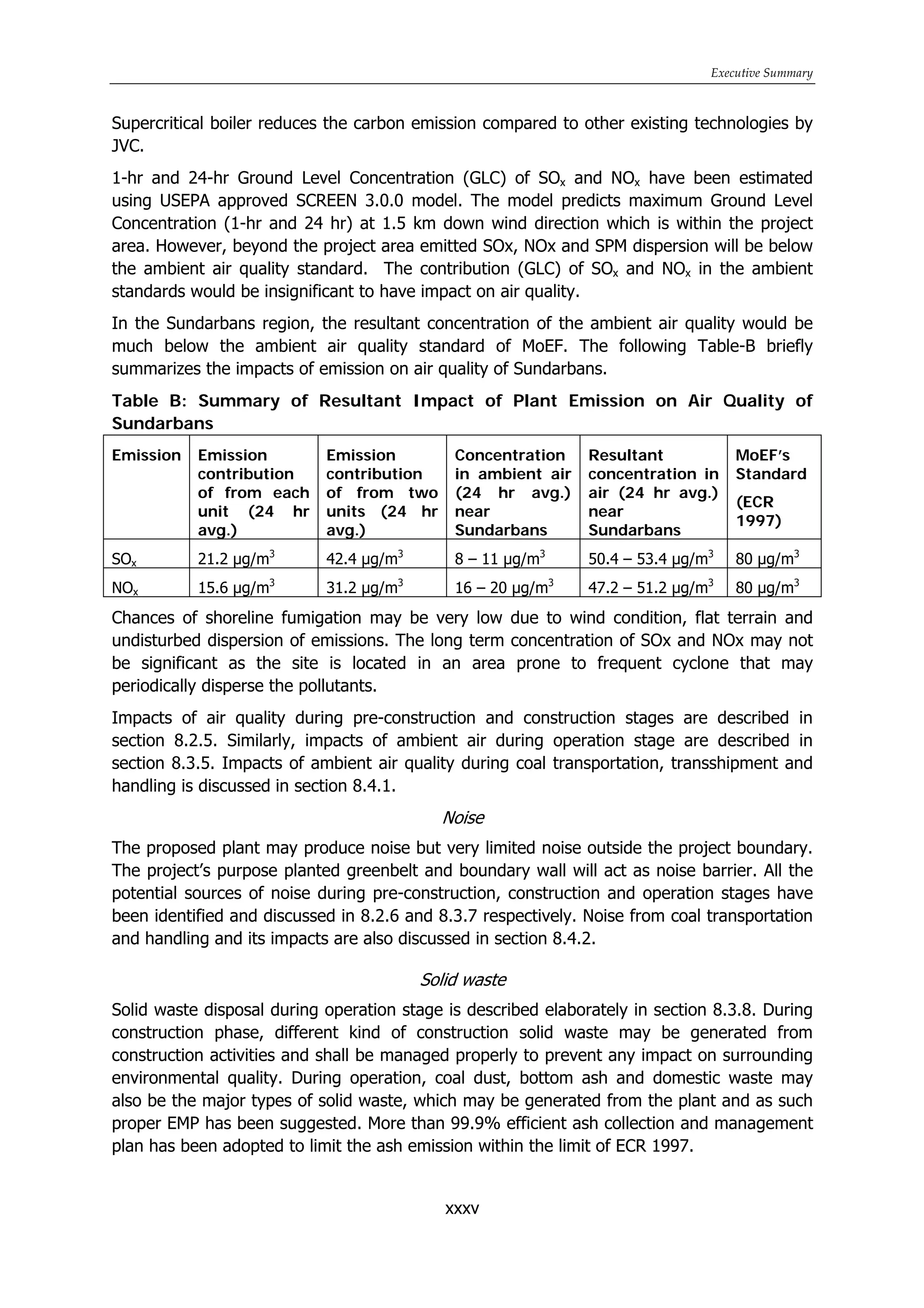 Environmental Impact Assessment (EIA) report on Rampal 1320MW coal-based power plant near the ...