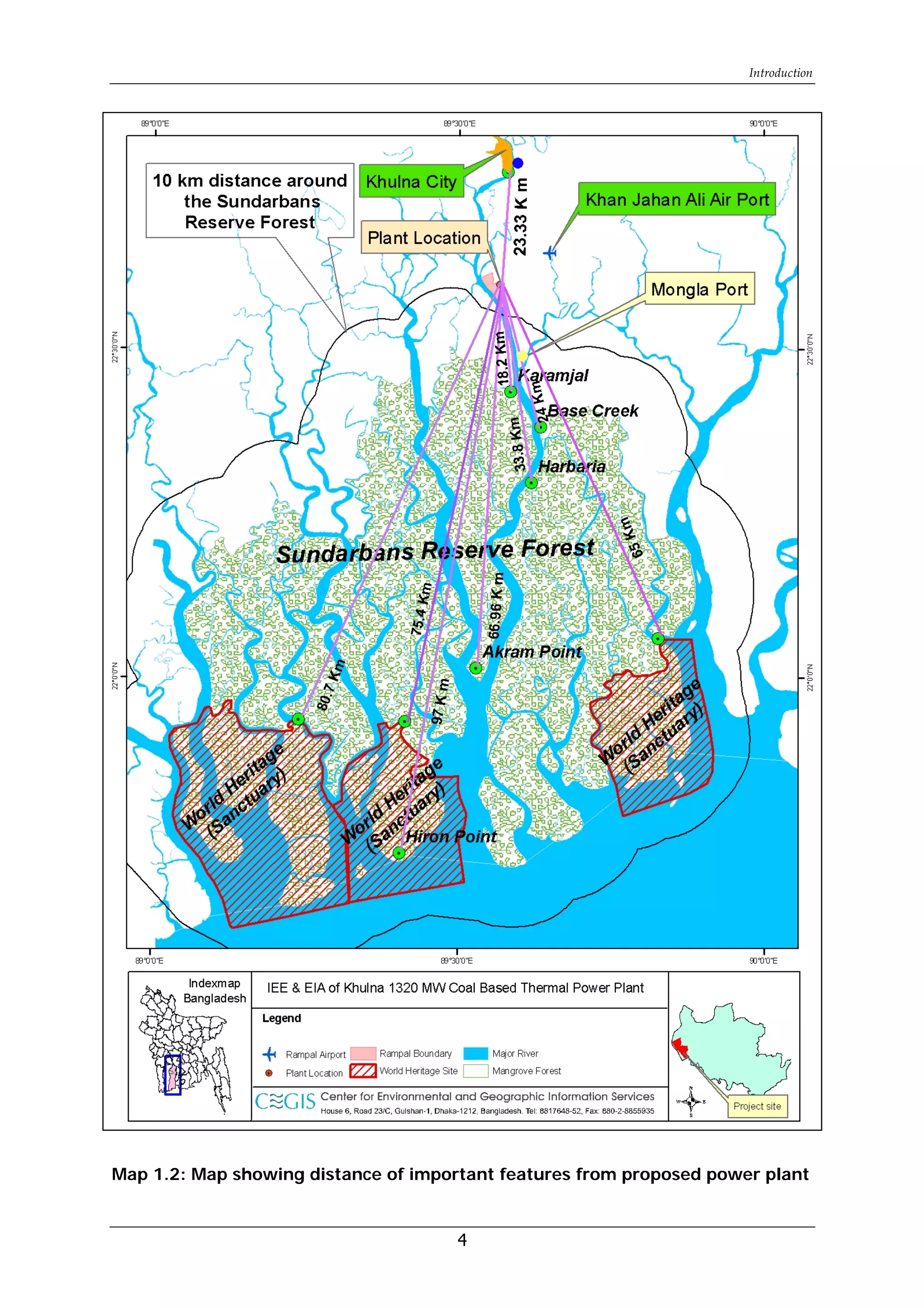 Environmental Impact Assessment (EIA) report on Rampal 1320MW coal-based power plant near the ...