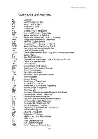 Environmental Impact Assessment (EIA) report on Rampal 1320MW coal ...