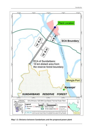 Environmental Impact Assessment (EIA) report on Rampal 1320MW coal-based power plant near the ...