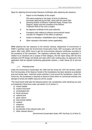 Environmental Impact Assessment (EIA) report on Rampal 1320MW coal-based power plant near the ...
