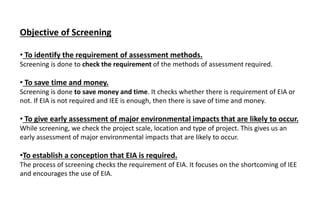 Eia screening | PPTX