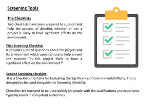 Eia screening | PPTX