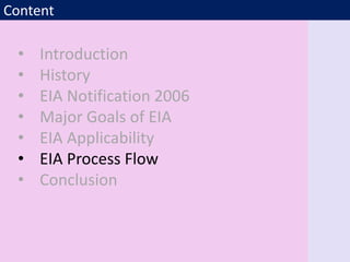 Environment Impact Assessment - EIA | PPT