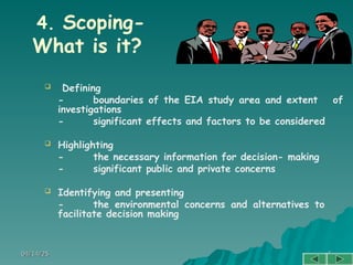 Different Steps in EIA Process of Environment | PPT