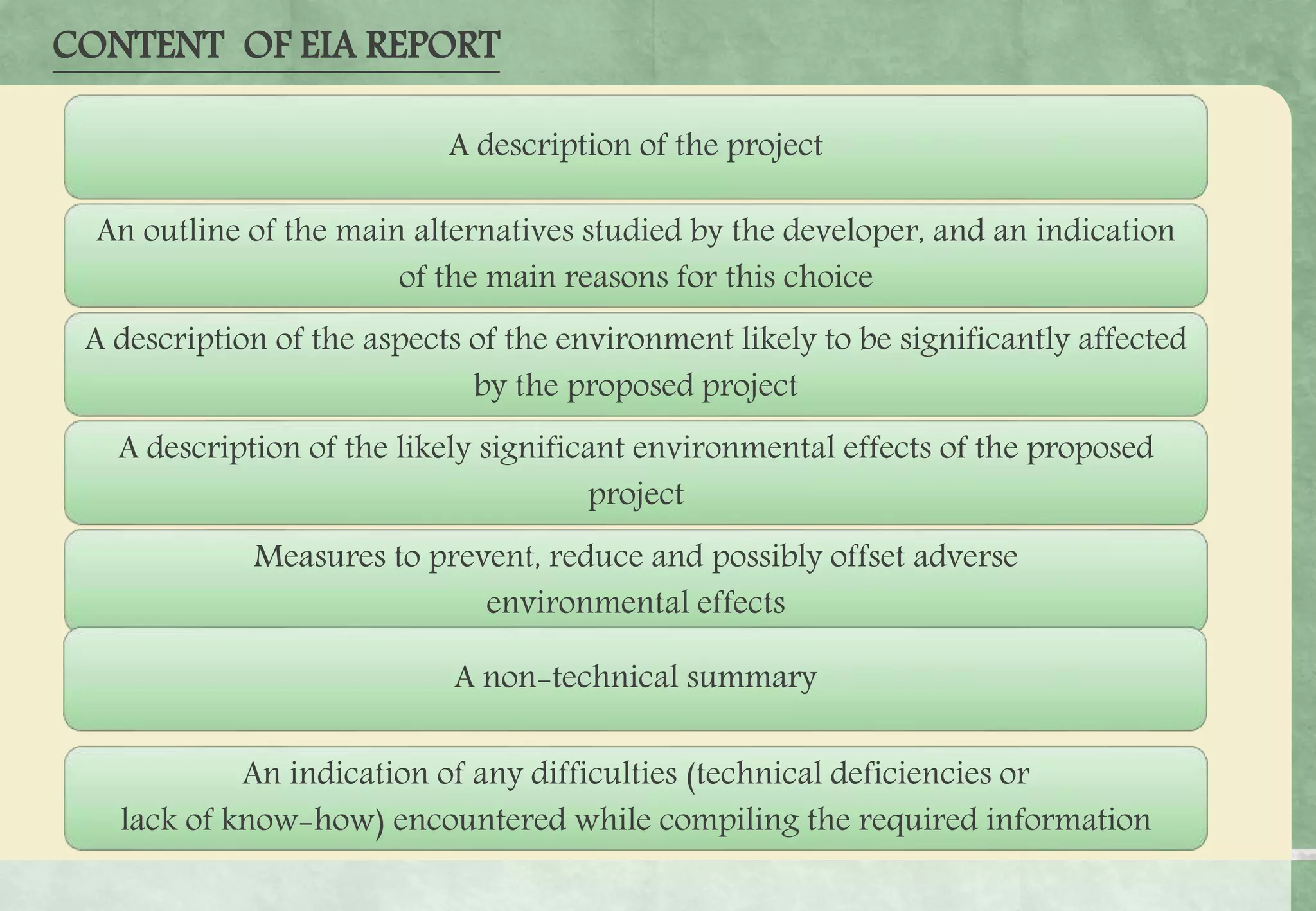 Environmental Impact Assessment(EIA) | PPSX