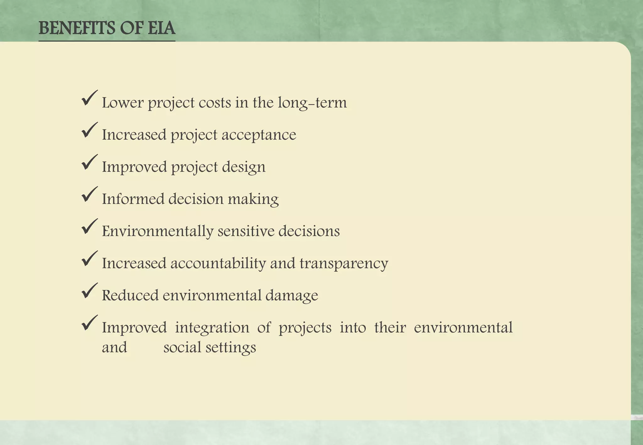 Environmental Impact Assessment(EIA) | PPSX
