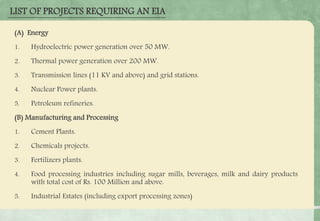 Environmental Impact Assessment(EIA) | PPSX