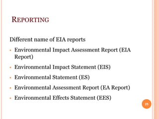 EIA thermal power plant | PPTX