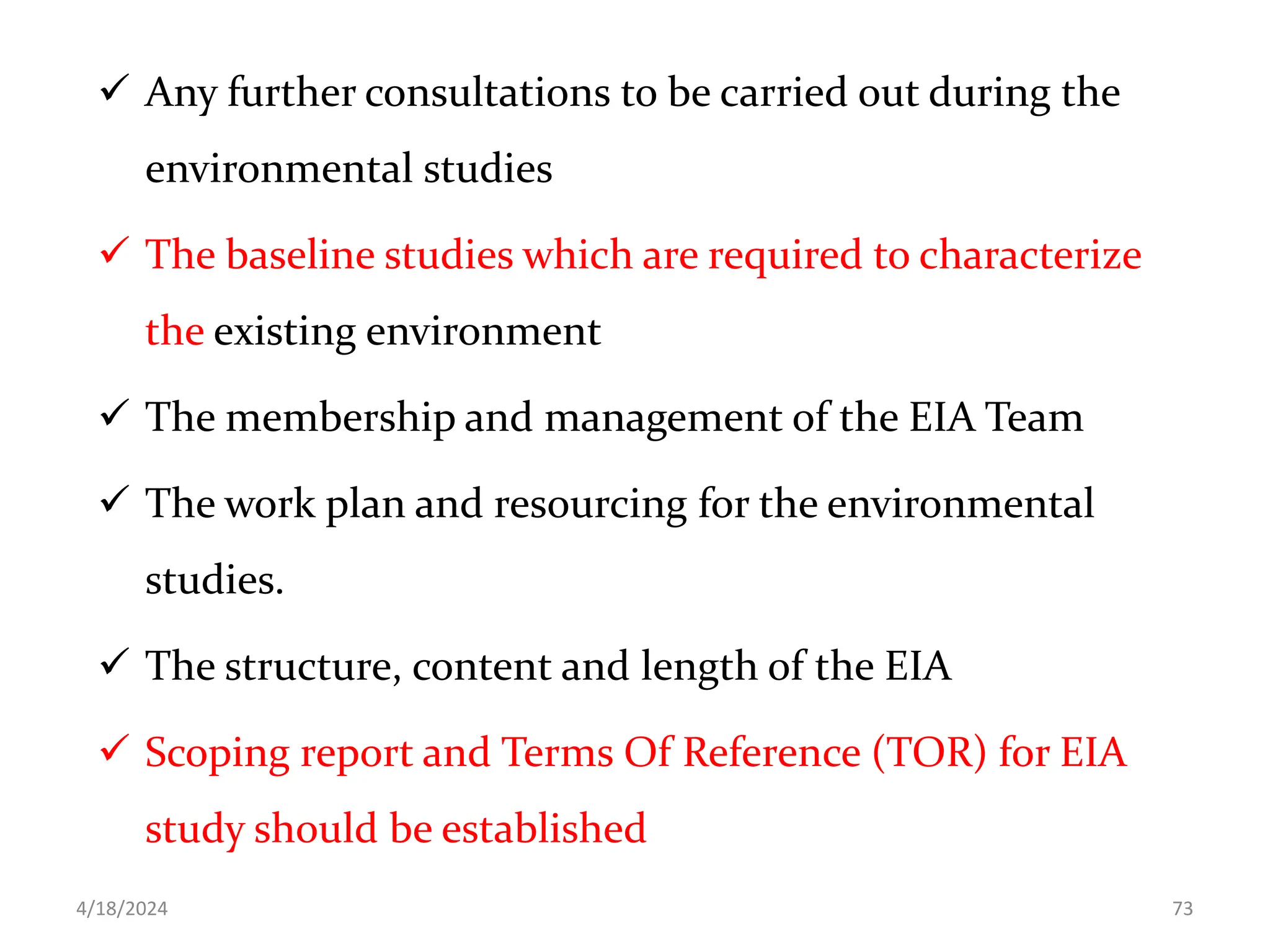 Environmental and Social Impact Assessment | PPTX