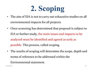Environmental and Social Impact Assessment | PPTX