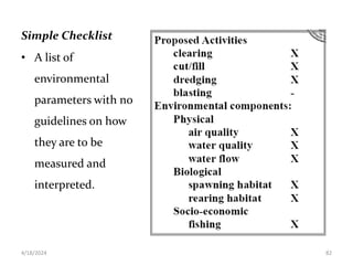Environmental and Social Impact Assessment | PPTX