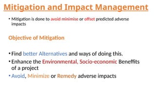 Environmental impact assessment : baseline data generation | PPTX