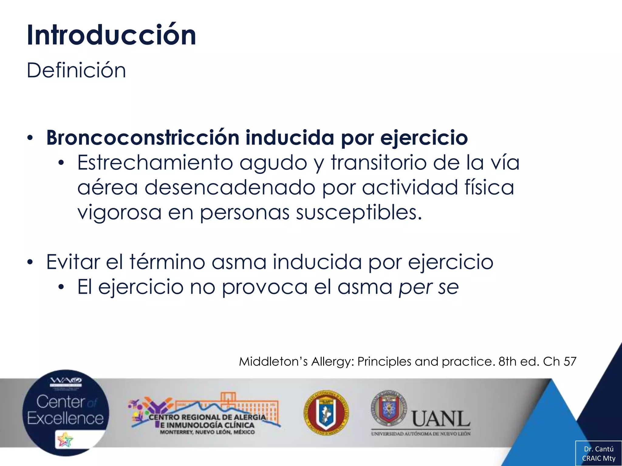 Broncoconstricción inducida por ejercicio | PDF