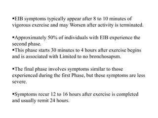 EXERCISE INDUCED BRONCHIAL OBSTRUCTION | PPTX