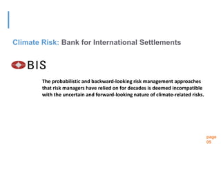 How banks assess climate risks and integrate them into credit risk ...