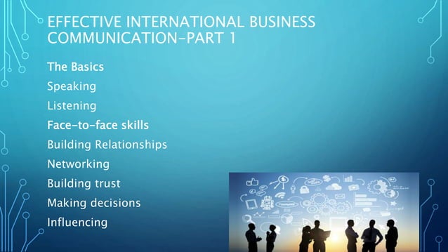 Effective International Business Communication | PPTX