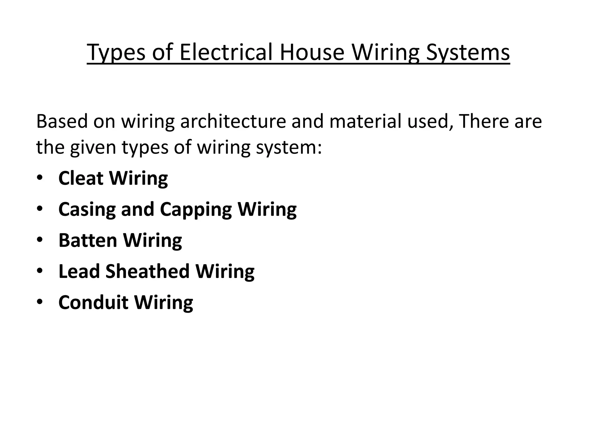 Electrical Installation in Buildings | PPTX