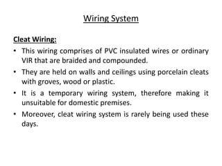 Electrical Installation in Buildings | PPTX